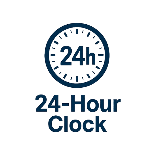 24-Hour Time Format - 24 hour clock